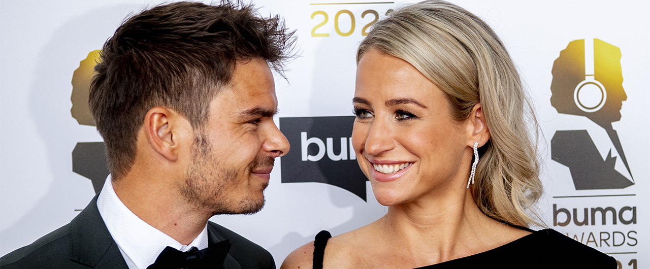 Dionne Stax en vriend Steven Jansen kondigen zwangerschap aan